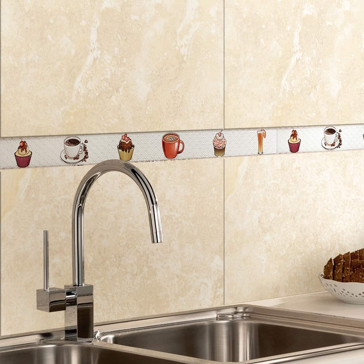 Pack 3 Unidades Listel Cupcakes LK54 45x3cm(1,35) - Limatco S.A.